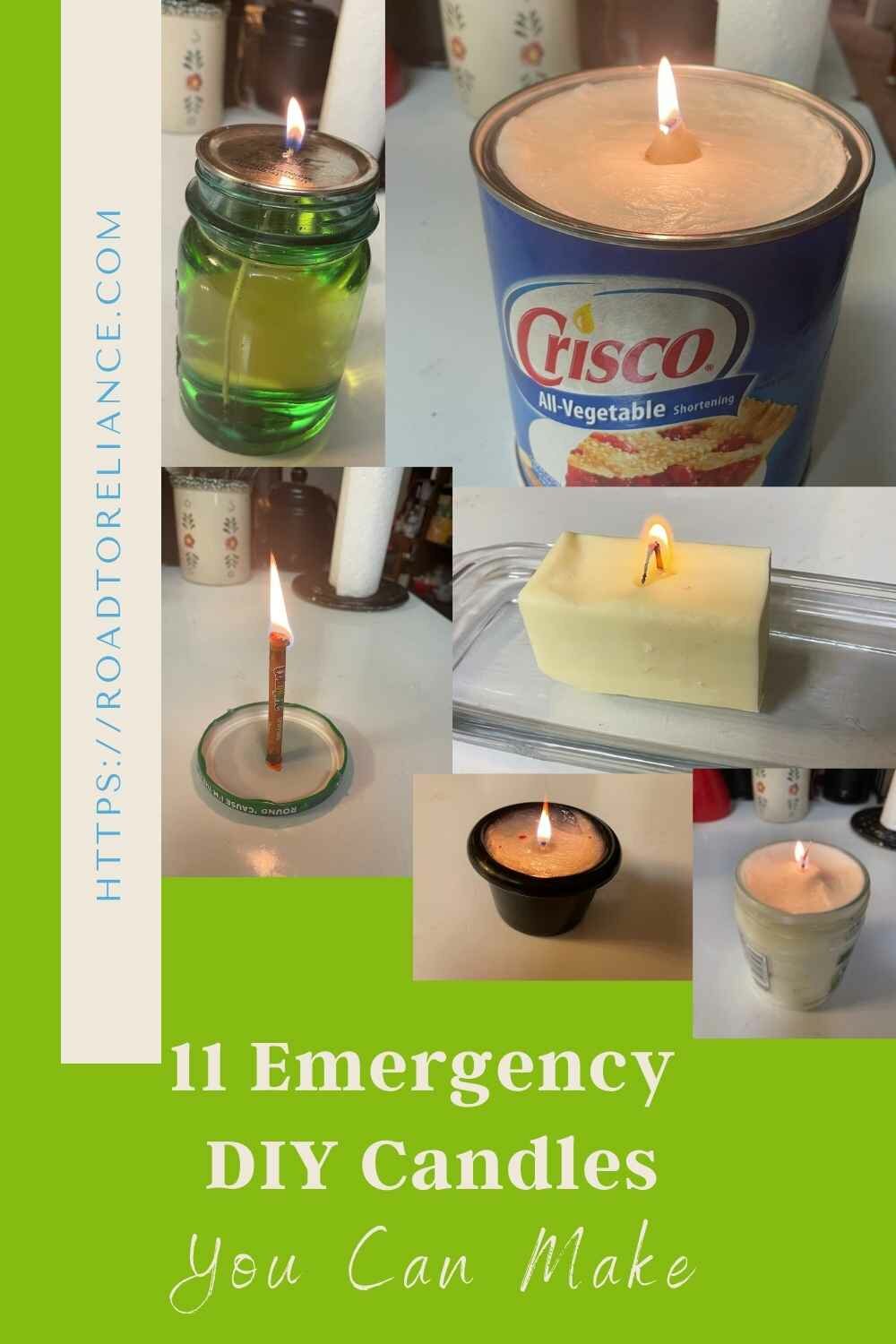 DIY Emergency Candles- Road to Reliance
